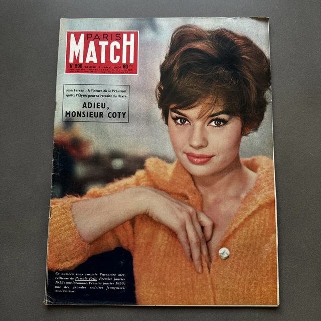 PARIS MATCH NUMÉRO 508 Pascale PETIT Jayne MANSFIELD Ingrid BERGMAN ...