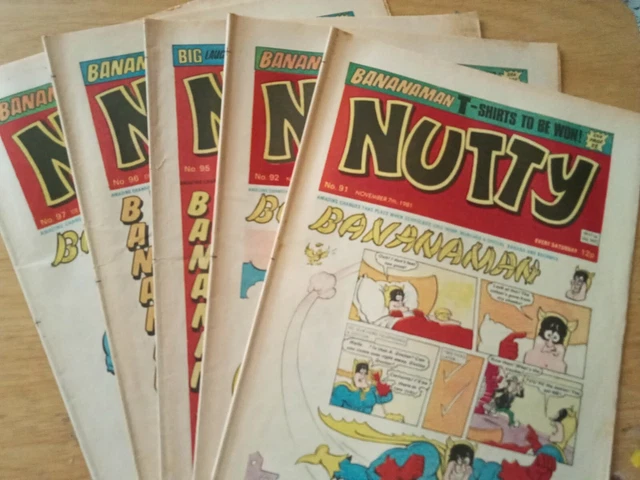📢📢BOGOF📢📢 NUTTY COMICS 1981 x 5 - No: 91, 92, 95, 96 and 97 £6.50 ...