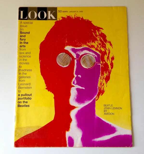 LOOK MAGAZINE | Jan 1968 | The Beatles | Lennon & McCartney | Richard ...