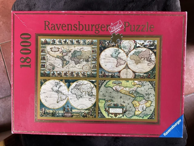 RAVENSBURGER 18000 PIECE Jigsaw Puzzle - HISTORICAL WORLD MAPS - NEW £ ...