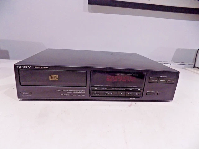 SONY CDP-M26 COMPACT Disc CD Player Black FAULTY Sold as SPARES/PARTS £ ...