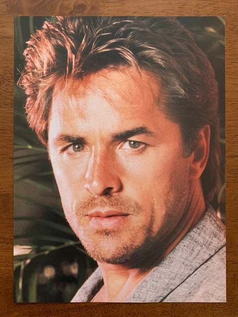 1980S 8X11 DON Johnson Vintage Pin-up/Poster 80s Retro Miami Vice ...
