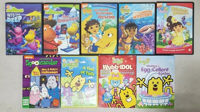 Lot Of 9 Nick Jr Dvds Backyardigans Go Diego Go Dora The Explorer Max