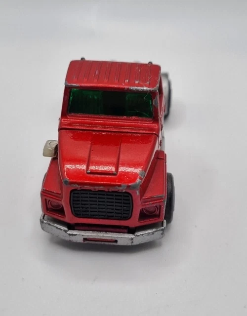 TRUCK WITHOUT TRAILER Red MATCHBOX Lesney Length 75mm Height 30mm £5.99 ...