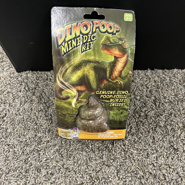 NATIONAL GEOGRAPHIC STEM Dino Poop Mini Dig Kit Excavate Genuine Fossil ...