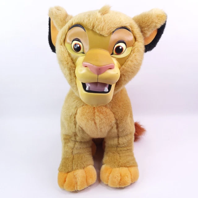 THE LION KING Simba plush soft toy Plastic face Vintage EUR 29,32 ...