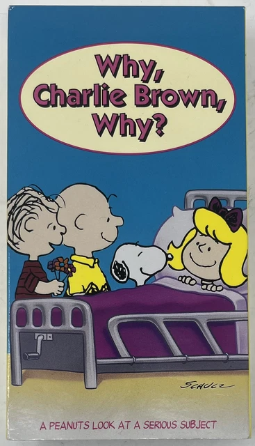 WHY, CHARLIE BROWN, Why? 1995 VHS Tape Peanuts Dealing w/ Cancer Emmy ...