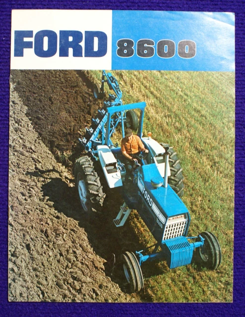 FORD 8600 TRACTOR 1975 Brochure Agriculture Farm Farming Specification ...