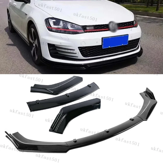FOR VW SCIROCCO Golf MK6 MK7 Front Bumper Lip Splitter Chin Spoiler ...