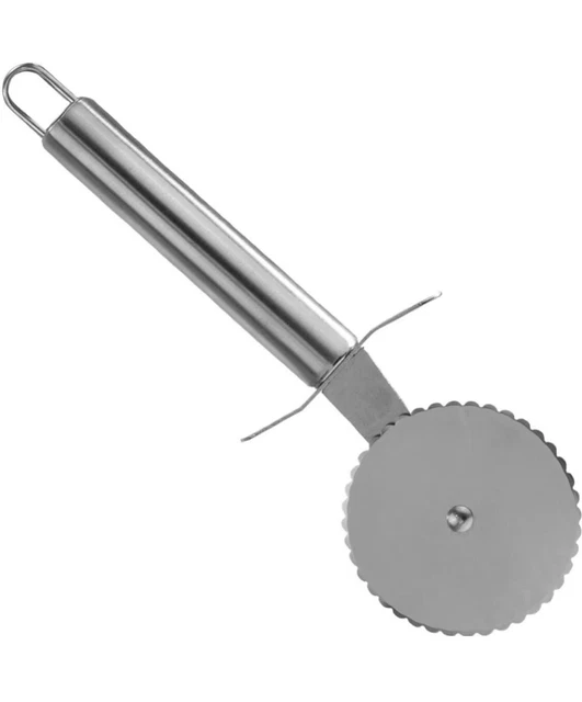 STAINLESS STEEL PIZZA Cutter Wheel Kitchen Professional Slicer Utensil ...