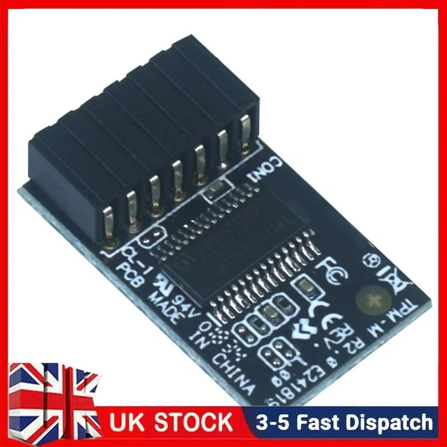 FOR ASUS TPM-M R2.0 TPM Module LPC 14-1 Pin Useful 15x25mm for Asus ...