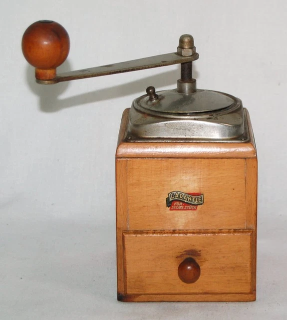 SELTENE ALTE GARANTIE Kaffeemühle - Mokkamühle Metallmahlwerk Mahlgrad stufenlos EUR 24,99 ...