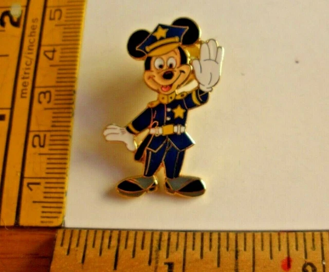 MICKEY POLICE OFFICIER en uniforme Disneyland Rare Pin Disney Jolie ...