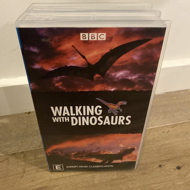 VINTAGE BBC WALKING With Dinosaurs 2x VHS Collection 1999 230 Minutes ...