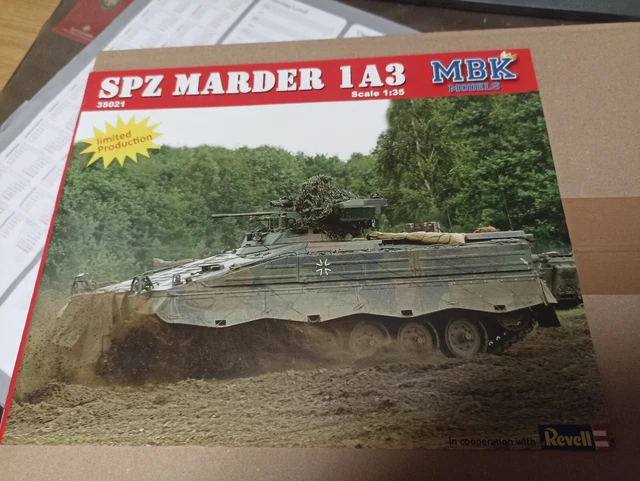 SCHÜTZENPANZER SPZ MARDER 1A3 der Bundeswehr/von MBK/gleich Revell ...