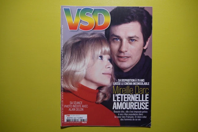 VSD ~N° 2088 ALAIN DELON & MIREILLE DARC EUR 10,00 - PicClick FR