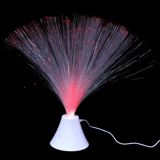 FIBER OPTIC LIGHT Color Changing Fiber Optic Light Bedside Lamp Night ...