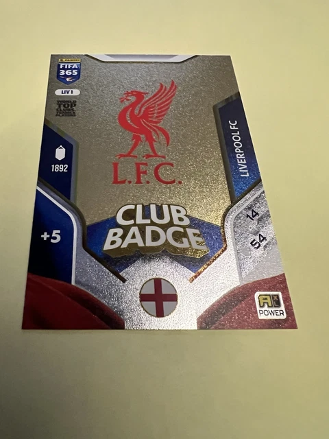 PANINI FIFA 365 Adrenalyn XL 2026 Liverpool FC Club Badge Card LIV1 £0. ...
