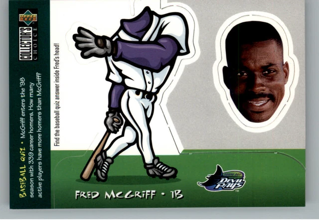 1998 Collectors Choice Mini Bobbing Heads 27 Fred Mcgriff Eur 1 86 Picclick Fr