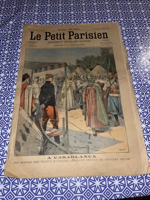 LE PETIT PARISIEN 1907 A Casablanca EUR 20,00 - PicClick FR