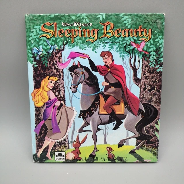 VINTAGE DISNEY'S SLEEPING Beauty Golden Tell-A-Tale Book Hardcover £9. ...