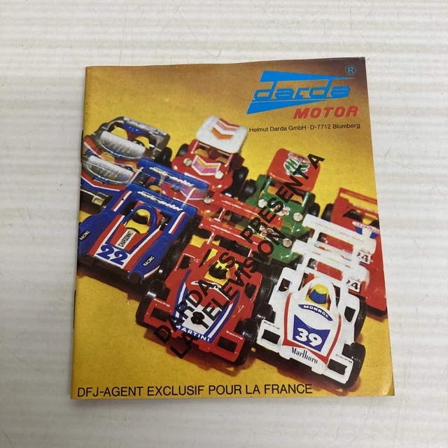 CATALOGUE ANCIEN VOITURE circuit mini bolide Darda Motor époque ...