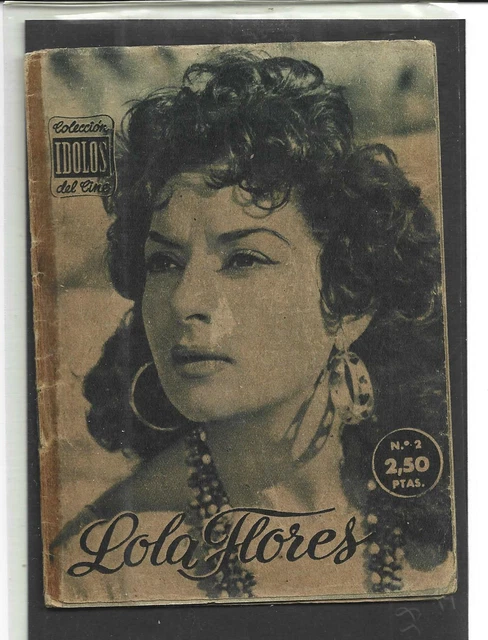ESPAÑA MINI REVISTA Gráfica Ídolos del Cine Lola flores año 1958 (FI-204) EUR 4,15 - PicClick IT