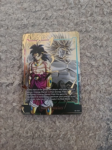 DRAGON BALL SUPER Fusion World - Broly Energy Marker $40.00 - PicClick CA