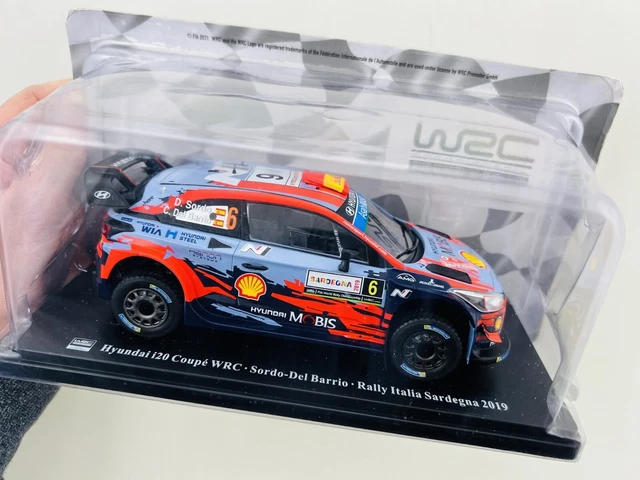 HYUNDAI I20 COUPE WRC Rally Sardaigne Italie 2019 1:24 Diecast modellismo EUR 47,10 - PicClick FR