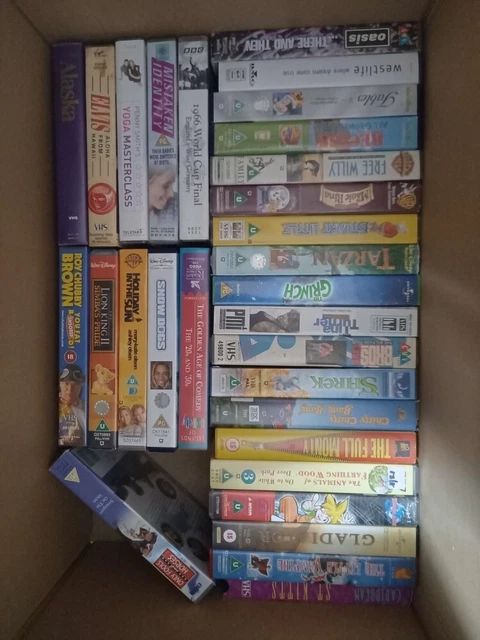 VIDEO VHS BUNDLE Job Lot 63 x £19.59 - PicClick UK