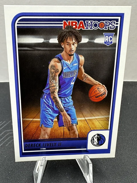 2023-24 NBA HOOPS Basketball Derek Lively II RC #241 Dallas Mavericks ...