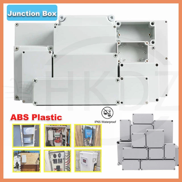 IP65 WATERPROOF JUNCTION Box Enclosure Terminal Electric Cable ...