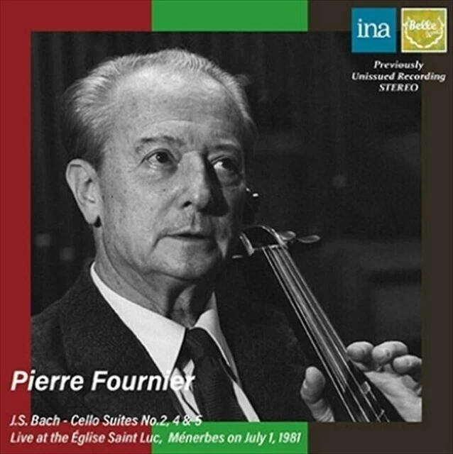 PIERRE FOURNIER J.S. Bach Cello Suiten Nr. 2, 4 & 5 Spectrum Sound CD ...