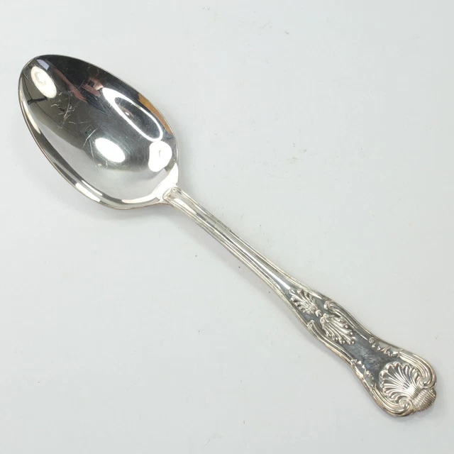 VINTAGE KINGS PATTERN table spoon silver plate Viners EP A1 cutlery ...