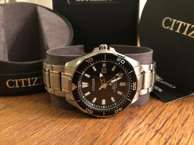 CITIZEN ECO DRIVE Promaster Super Titanium Diver Men's Watch - New £305 ...