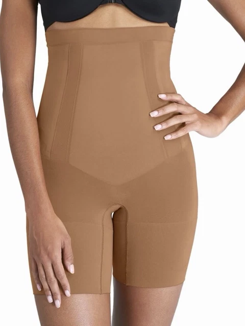 SPANX ON CORE Sculpt High Waist Mid Thigh Short Shapewear XL Tummy ...