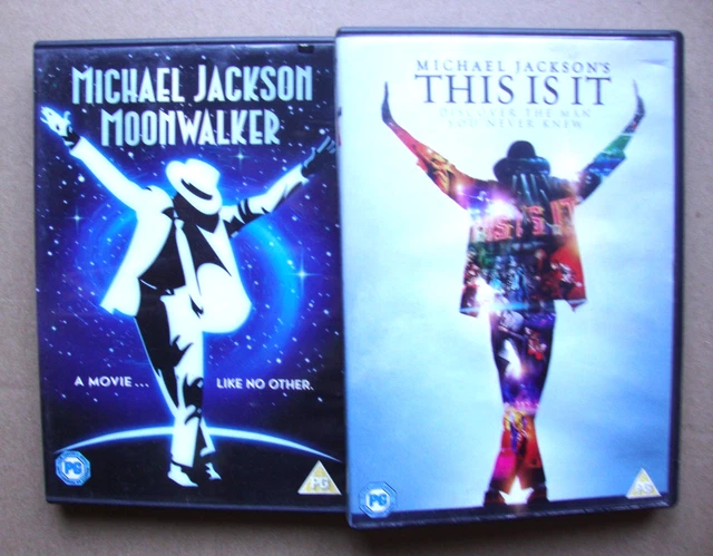 MICHAEL JACKSON -2 DVDs - Moonwalker [1988] and This is it {2010} £7.05 ...