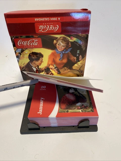 COCA-COLA 2004 CALENDAR Year in a Box. Made in USA Brand New $12.96 ...