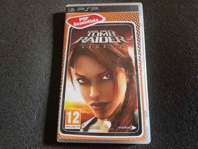 PSP PLAYSTATION PORTABLE Lara Croft tomb raider legend Essentials PAL ...