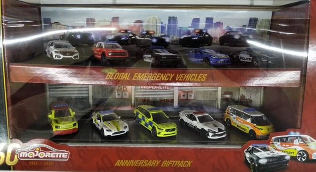MINIATURES MAJORETTE GLOBAL Emergency Vehicles 60e anniversaire 10 ...