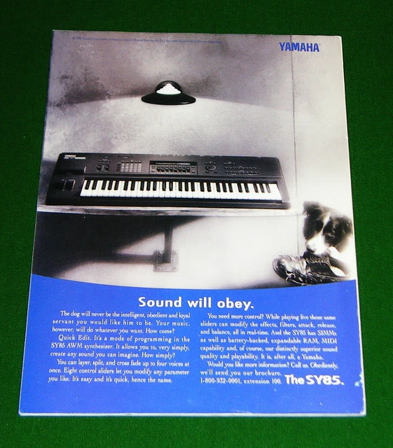 BON JOVI DAVID Bryan, Yamaha SY85, Kurzweil K2000 Tips in 1993 KEYBOARD ...