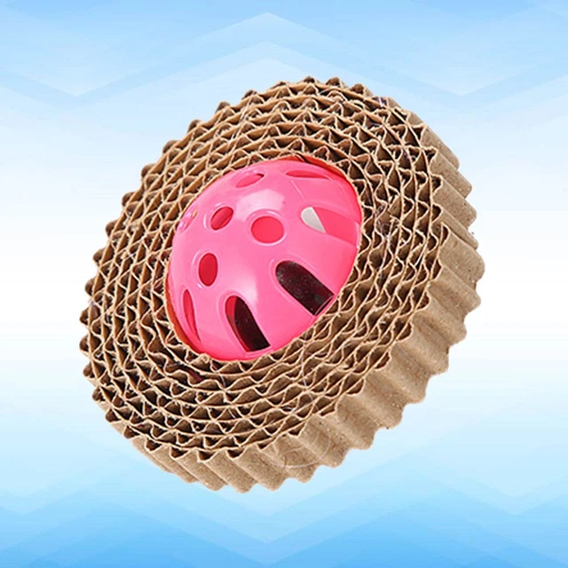 KITTEN TOYS CAT Scratching Cardboard Claw Scratcher Sharpening Pad $15. ...