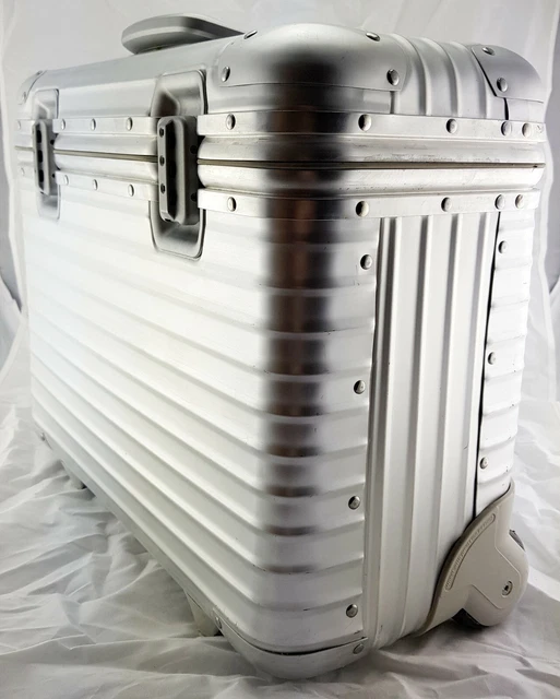 RIMOWA TOPAS 2-WHEELER Business-Trolley Classic-Koffer Rare-Aluminium ...