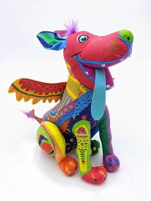 DISNEY PIXAR COCO Dante Alebrije Spirit Guide Dog Plush Makes Dog ...