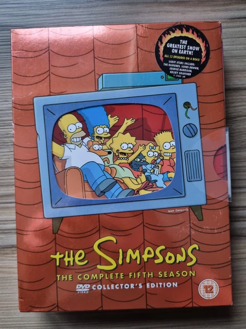 THE SIMPSONS THE Complete Fifth Season 5 Collector’s Edition DVD Set ...