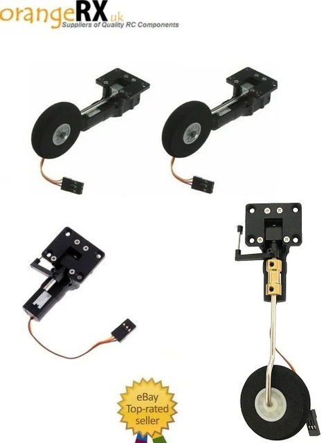 SERVOLESS RETRACT SYSTEM with Metal Trunion & Wheels Steerable Nose ...