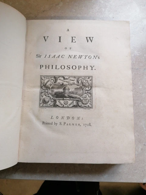 1728 PHILOSOPHY OF SIR ISAAC NEWTON - Pemberton 12 folding plates ...
