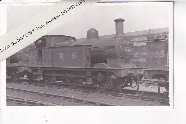 LMS - EX Midland - Johnson 0-6-0T No 1847 @ Derby - Vintage Image ...