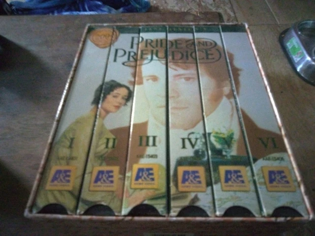 PRIDE AND PREJUDICE (Mini-Series) (VHS, 1996, 6-Tape Set) Box Set £2.74 - PicClick UK