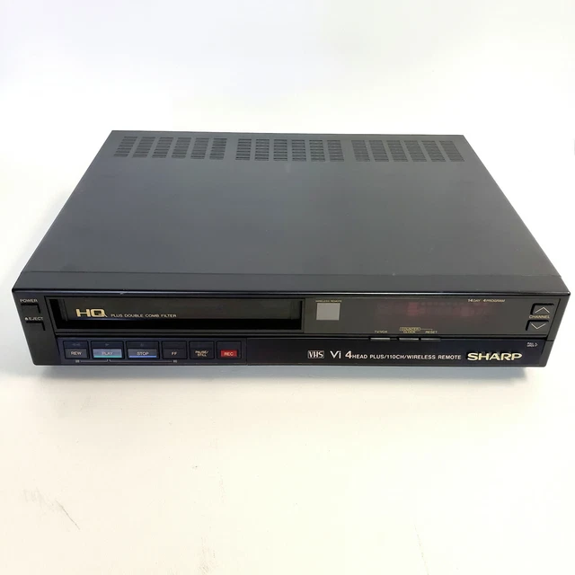 VINTAGE SHARP VC-797U 4-Head VCR Video Cassette Recorder VHS Player ...